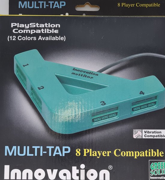 8 Player Multi Tap Groen /Playstation 1 | bol.com