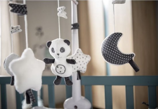 Mobiel - Met muziek - Chao Chao - Panda - Box - Wieg - De figuren die ...