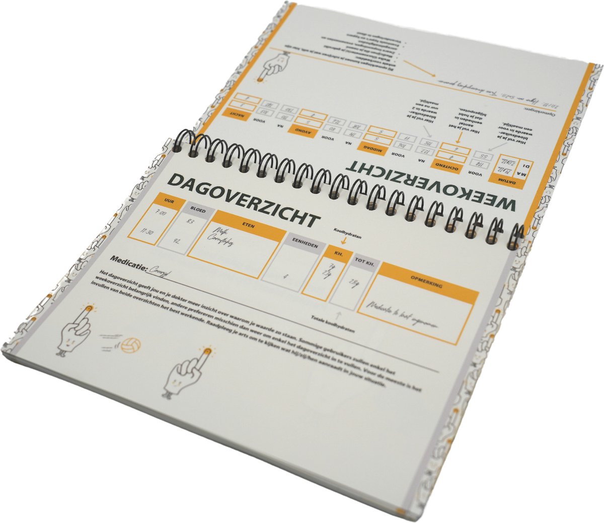 Diabetes Dagboek - Hoe sta ik vandaag - Softcover - 114 pagina's ...