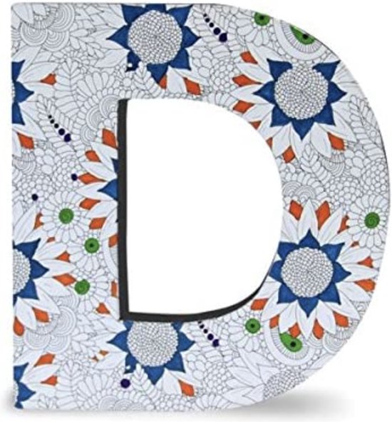 dci Color Joy Art - Large Block Letter “D“ Wall Hanging - Letter to ...