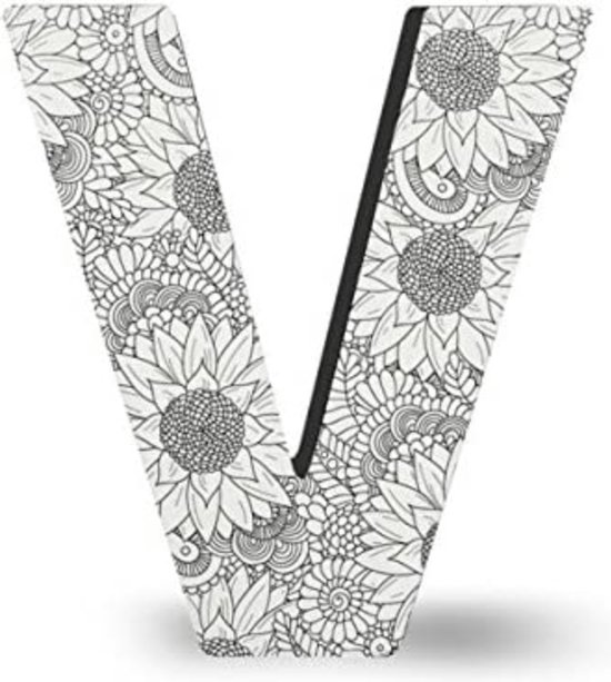 dci Color Joy Art - Large Block Letter “V “ Wall Hanging - Letter to ...