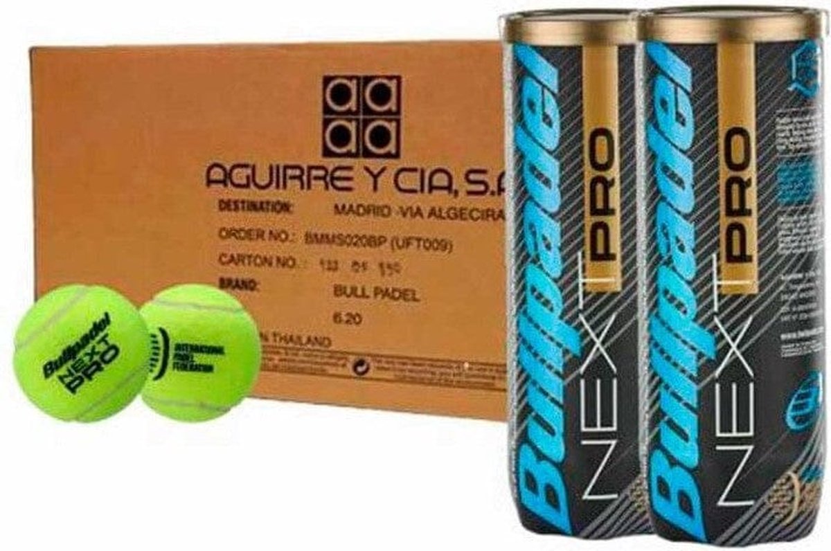 Bullpadel Padelbal FIP Next Pro 3st. - box 24st | bol.com
