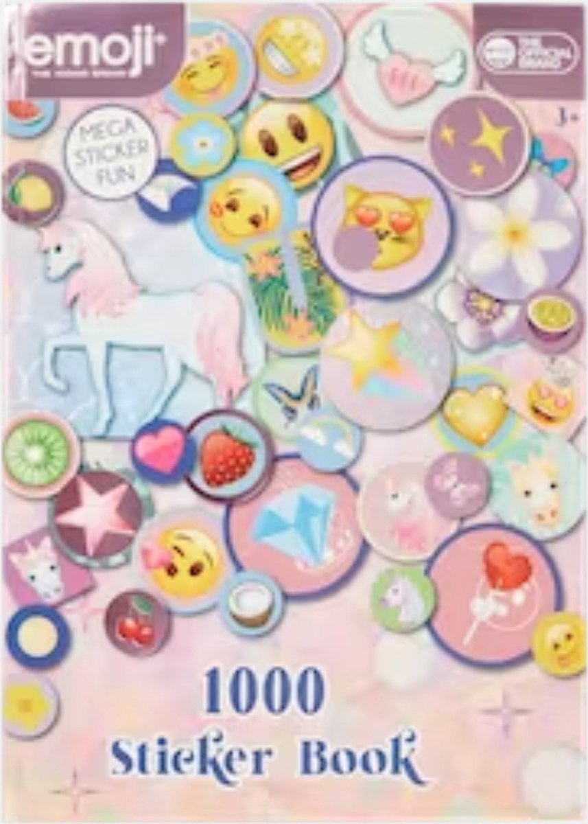 Stickerboek EMOJI vol met 1000 stickers | bol.com