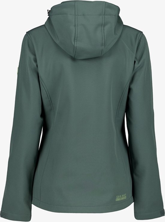 Kjelvik dames softshell jas groen - Maat S - Winddicht - Ademend ...