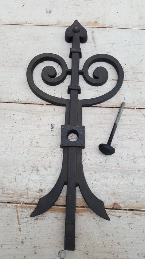 Muuranker zwart gietijzer | bol