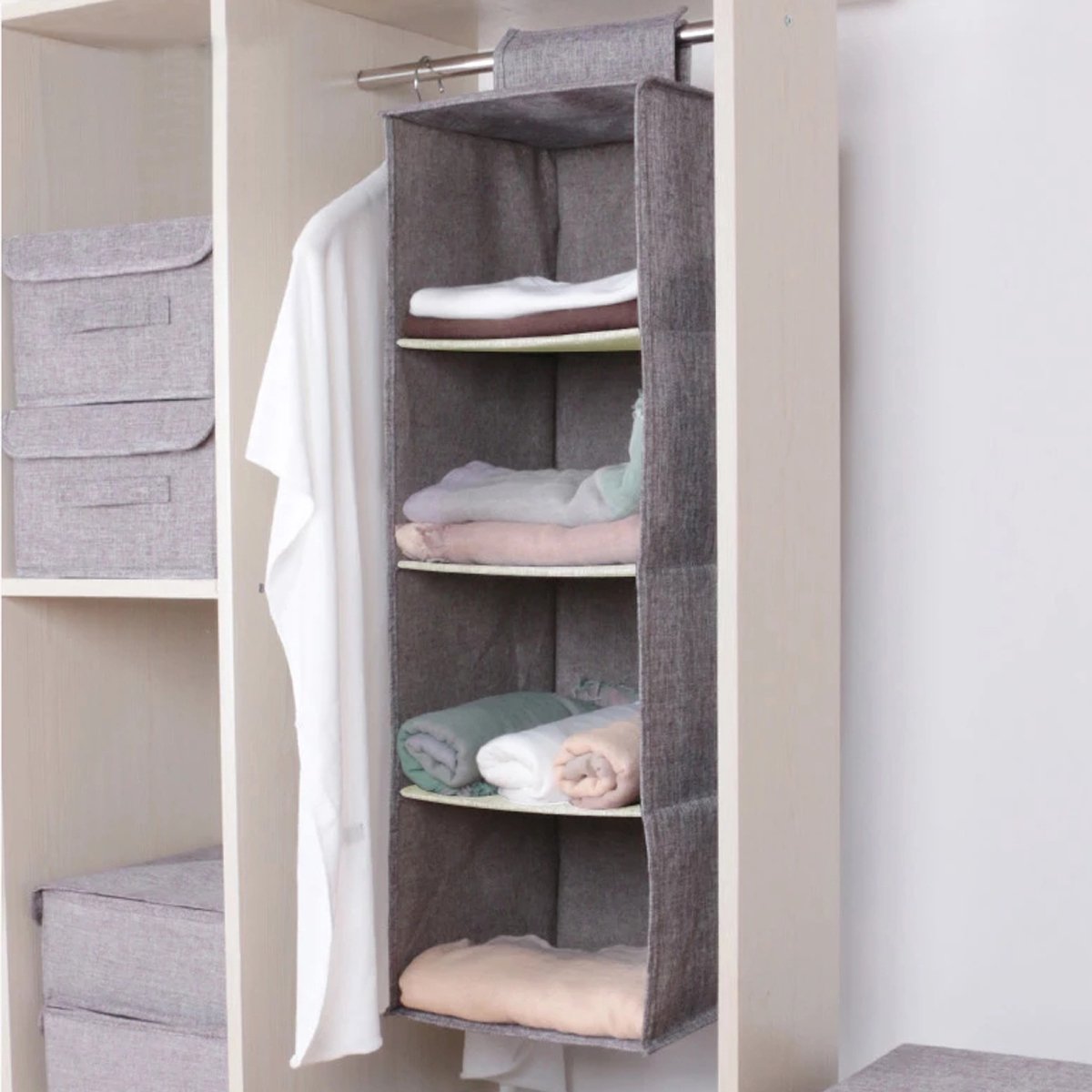 Schone Kleiderschrank Organizer Hangend Bild