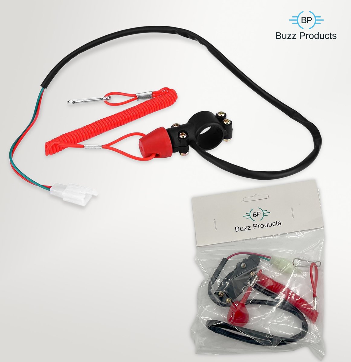 Dodemansknop - Dodemanskoord - Kill Switch - Motor, Scooter & Brommer ...