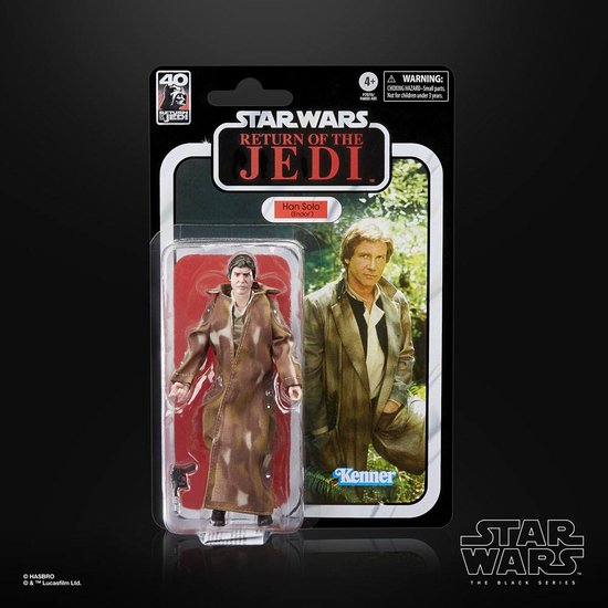 Star Wars Episode Vi 40th Anniversary Black Series Action Figure Han