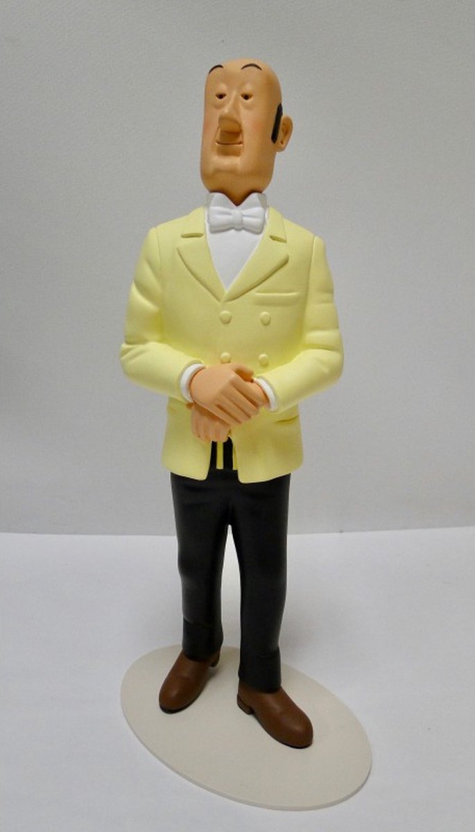 Kuifje beeld Nestor (de butler uit Kuifje) ca 26cm hoog. | bol