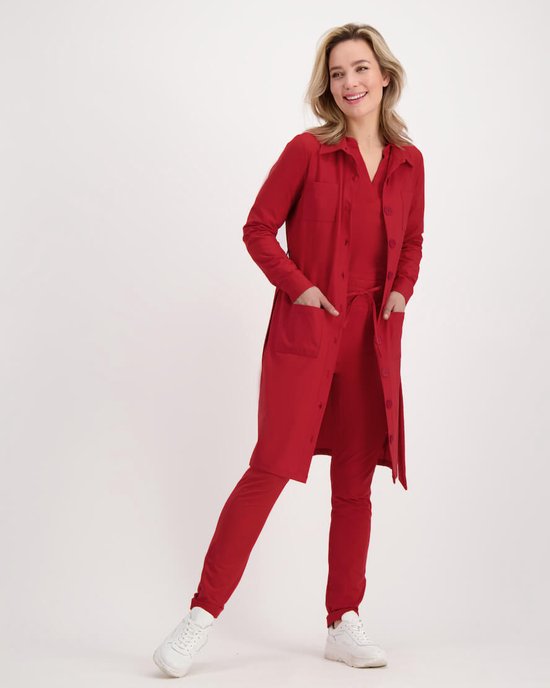 Rode Top van Je m'appelle - Dames - Travelstof - Maat XL - 6 maten ...