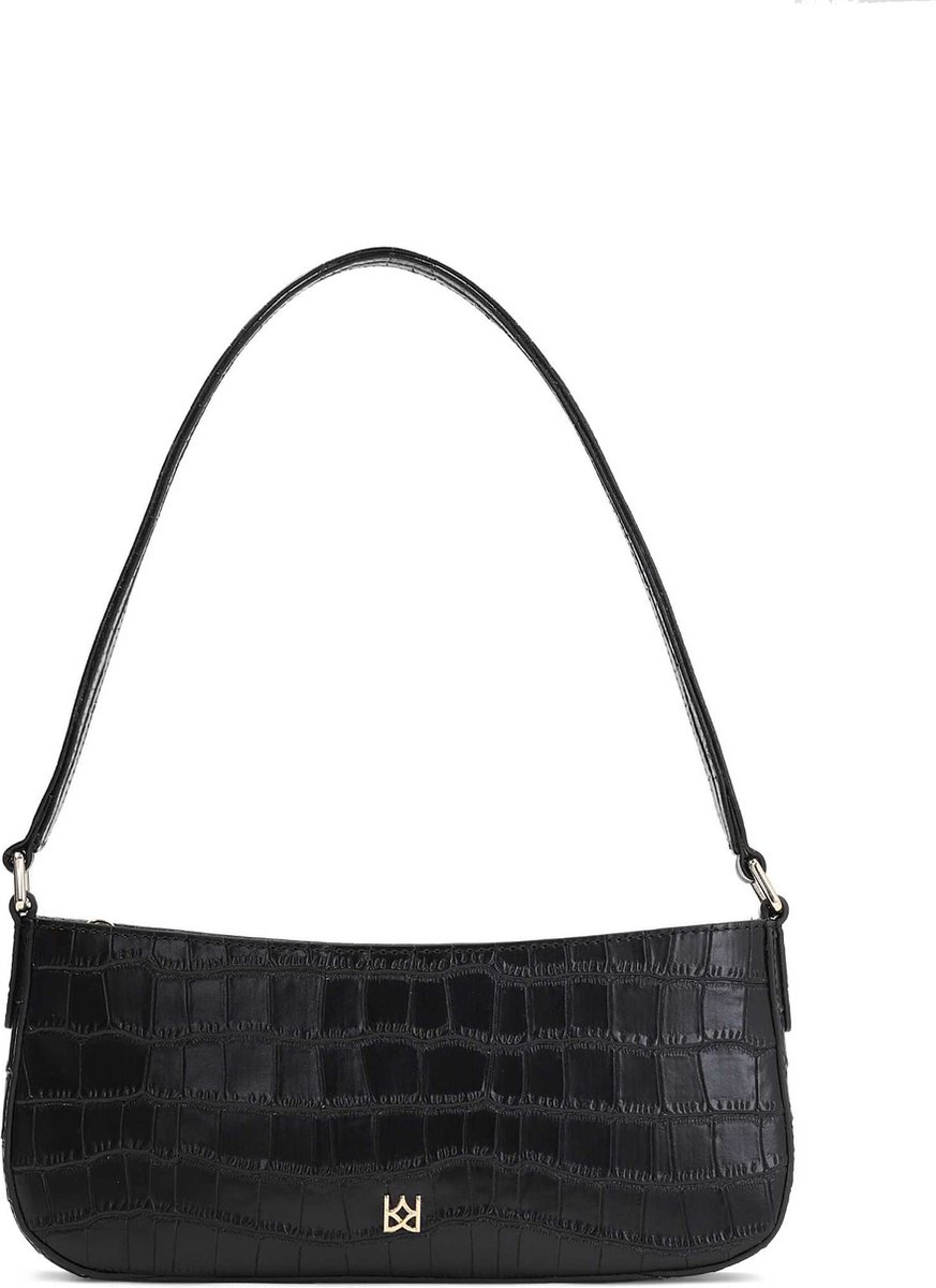 Leren damestas met krokodillenmotief | bol.com