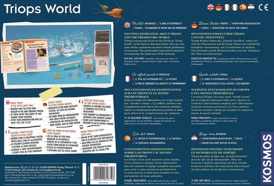 Prehistorisch Leven Triops World Junior - Kosmos - Experimenteer met de ...