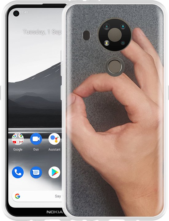 Nokia 3.4 Hoesje Circle Hand Game - Designed by Cazy | bol