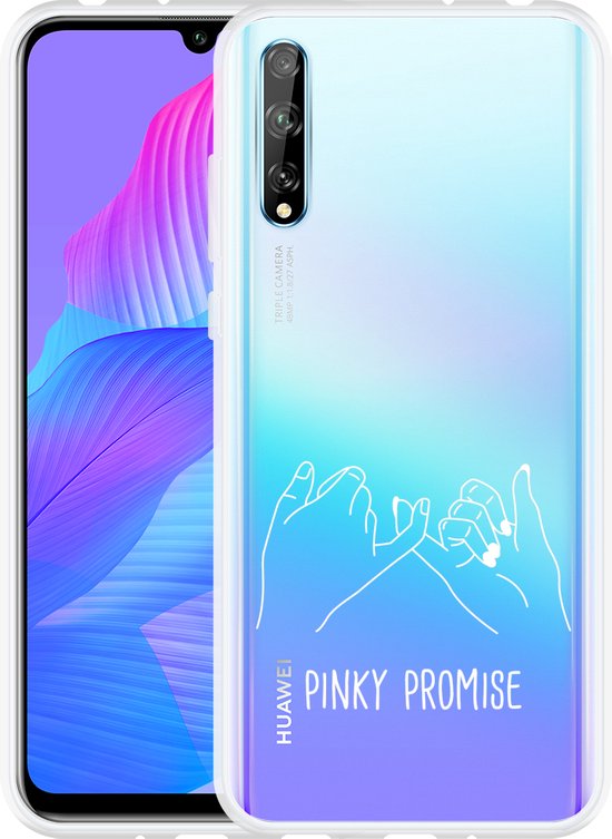 Huawei P Smart S Hoesje Pinky Promise Designed by Cazy | bol