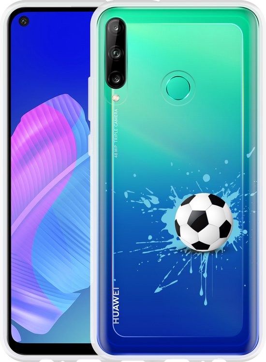 Hoesje geschikt voor Huawei P40 Lite E Soccer Ball | bol