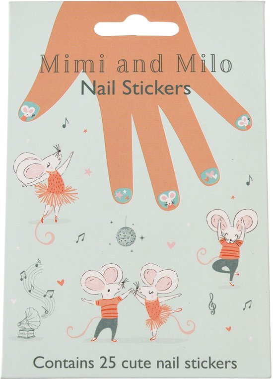 Mimi and Milo nail stickers | bol