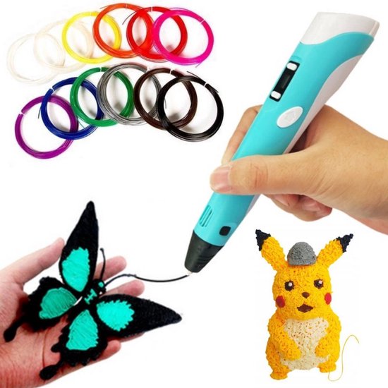 3D Pen XXL set - 3D Starterpen -Inclusief 117 Meter Filament in 36 ...