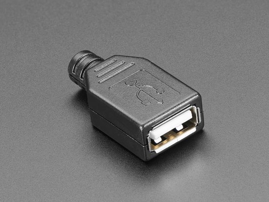 USB DIY Connector Shell - Type A Socket Adafruit 1388 | bol