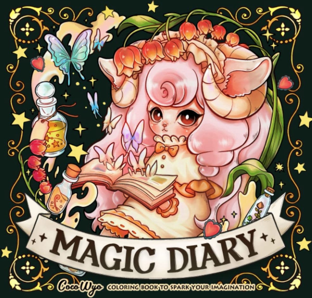 Magic Diary Coloring Book - Coco Wyo - Kleurboek voor volwassenen | bol.com