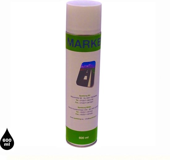 SPEKKING - Markeringsverf - Spuitbus - 600 ml - wit - Markeerverf ...