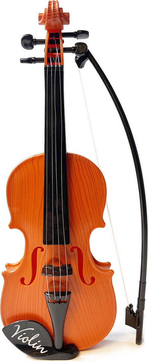 Speelgoed Viool - Violin - muzikale instrument - bruin 41cm | bol.com