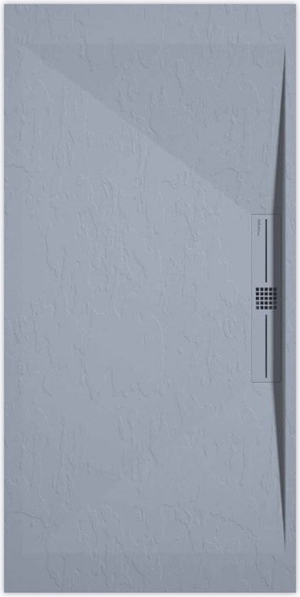 Sanifun douchebak Stone Side Gray Slate 900 x 700 P | bol