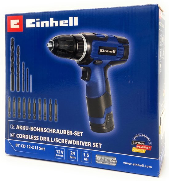 Einhell BT-CD 12-2 Li Set | bol
