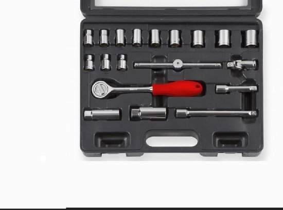 Dopsleutelset 3/8" 20 delig | bol.com