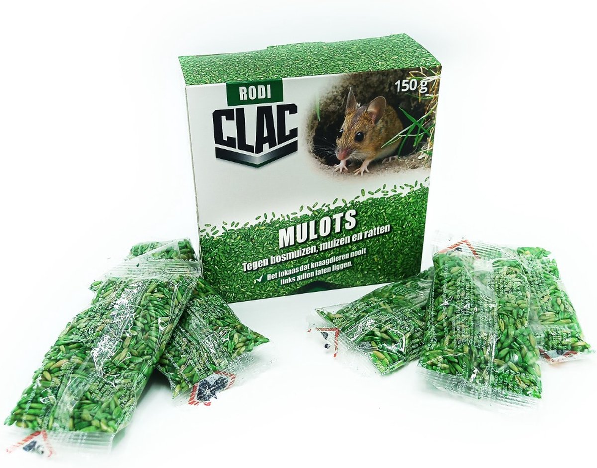 Mulots Muizengif pakket met 4 lokdozen (150gram) - Muizenbestrijding ...