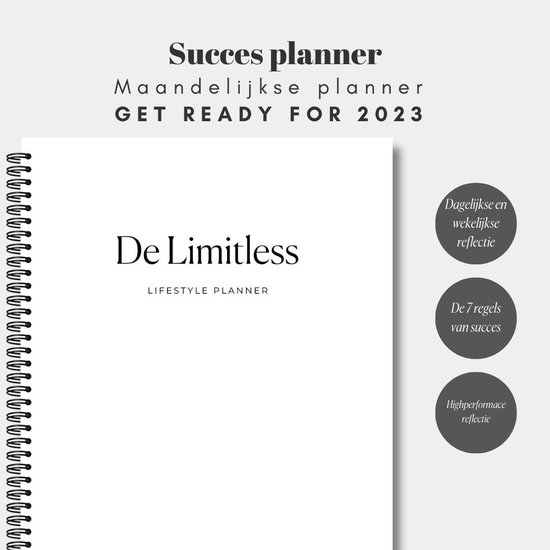 De Planner Association - Limitless Lifestyle planner - High performance - Mindset -... | bol.com