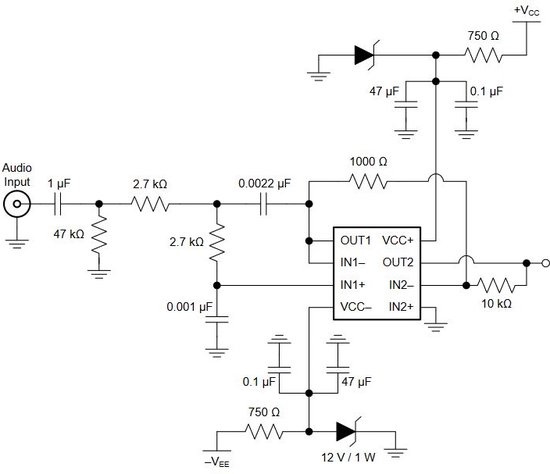 LM833 Dual High-Speed Audio Operationele versterker | SMD SO-8 | 4 ...