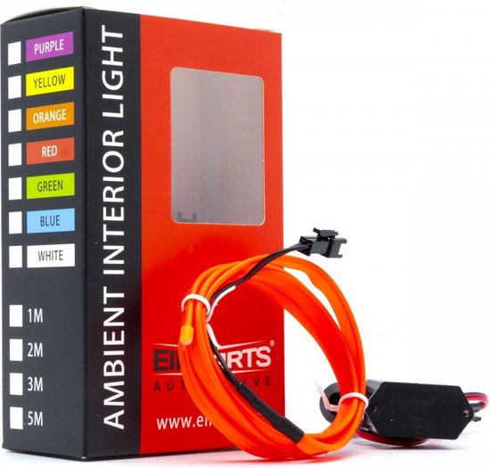 LED Interieur/sfeer verlichting strip - Rood - 1 Meter | bol