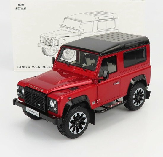 Het 1:18 Diecast-model van de Land Rover Defender 90 Works V8 van 2018 ...
