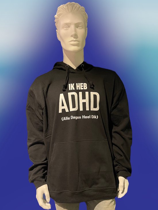 Geschenkwaardig - Hoodie - ADHD - Leuke teksten - Unisex - Sweaters | bol