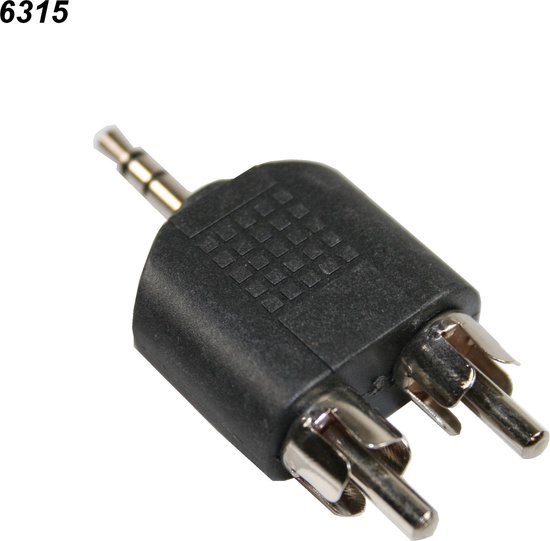 Benson Plug 1 x jack 3.2 naar 2 x tulp - hoge kwaliteit - eenvoudig in ...