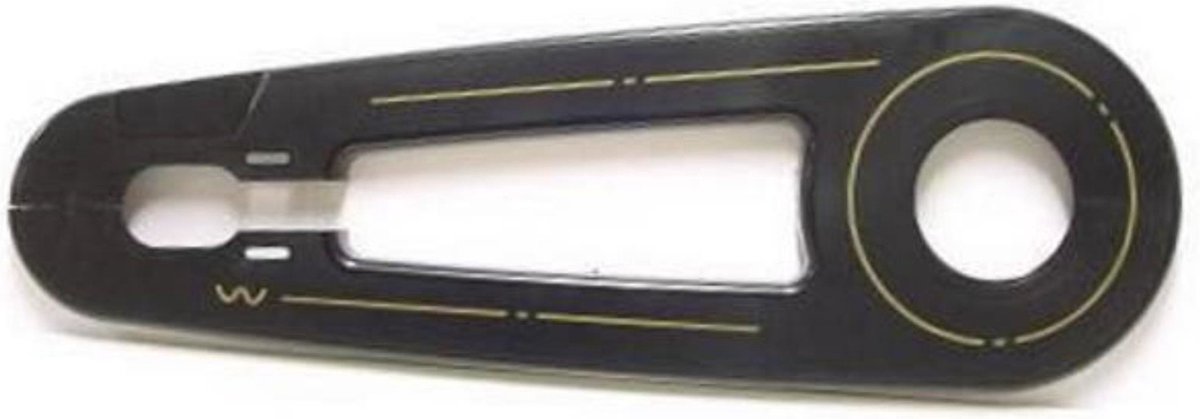 Falkx Fiets Kettingkast - Kettingbeschermer Zwart - Transparant met ...