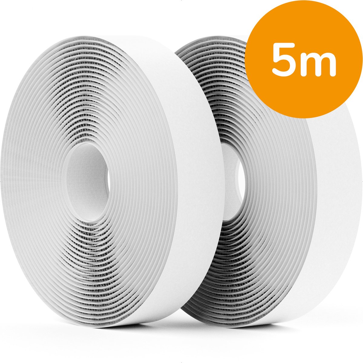 Klittenband zelfklevend 5 meter – klittenband tape wit – extra sterk ...