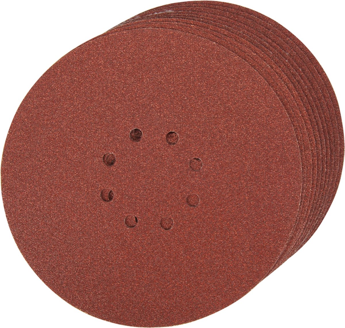 Feuilles abrasives Velcro perforées Silverline 225 mm, 10 pièces (grain ...