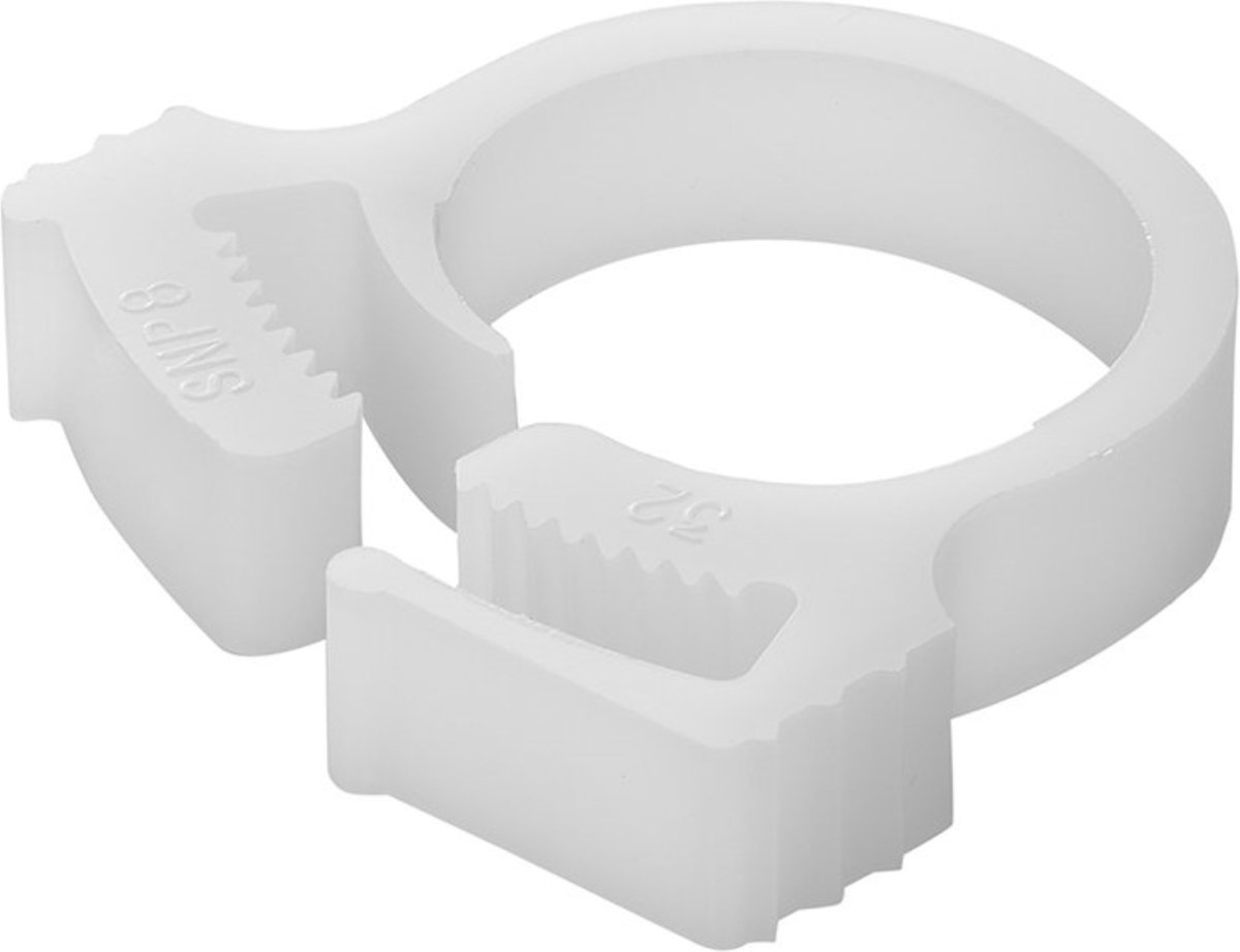 Pro Plus Slangklem Snapper - Ø 13 t/m 15 mm - Wit - 3 stuks | bol.com