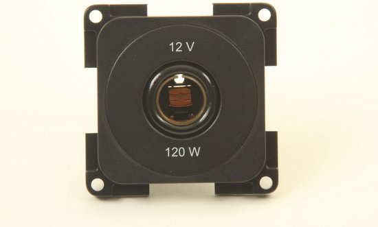 Presto Contactdoos 12V 2-Polig Inbouw S-10.000 Zwart | bol