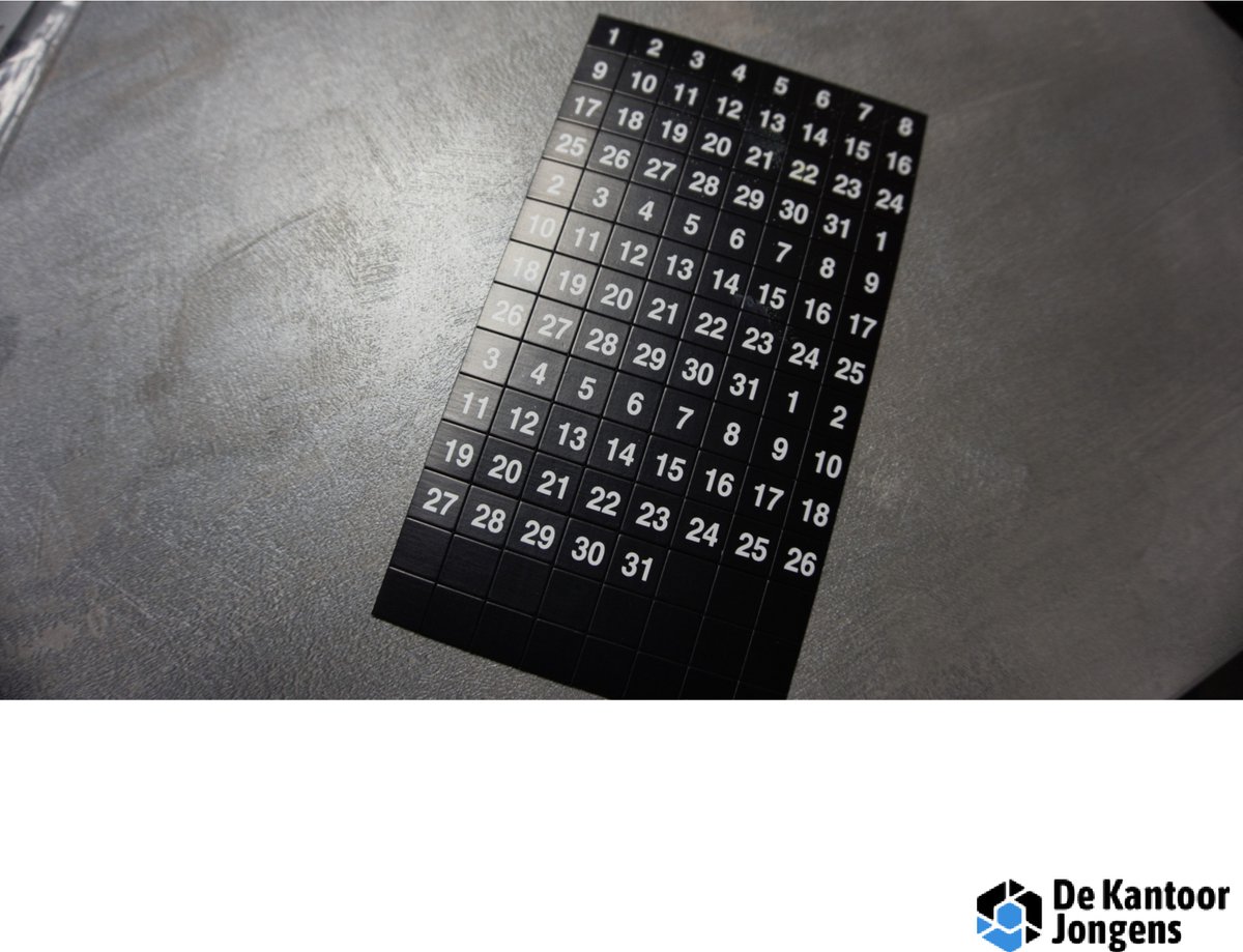 Magneet nummers 1 t/m 31 | bol.com