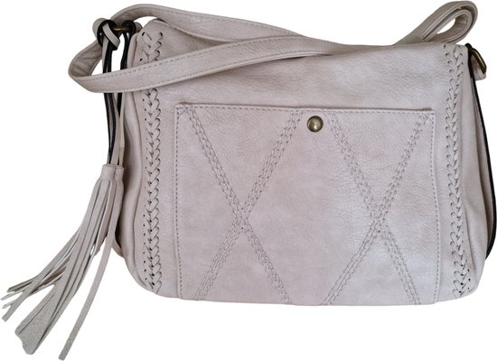Zaza'z schoudertas - Beige | bol