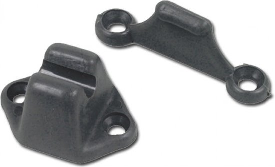 Deurvanger 2-delig Zwart | bol