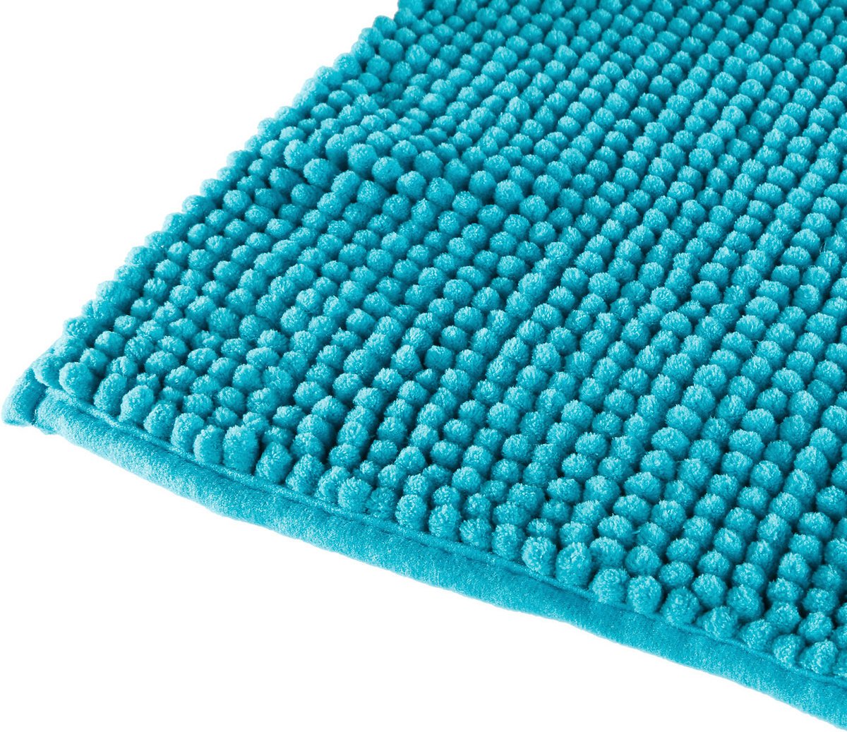 Atmosphera Badkamer kleedje/badmat voor de vloer - 50 x 80 cm - aqua ...