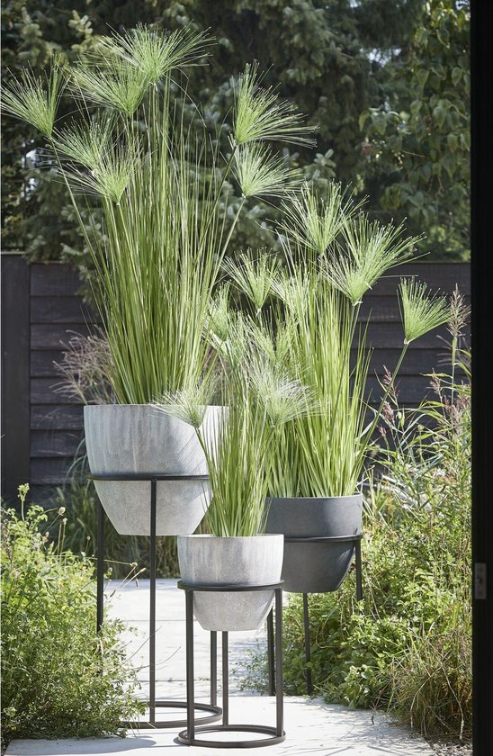 Mica Decorations - gras pluim kunstplant - groen - H127 x D17 cm | bol.com