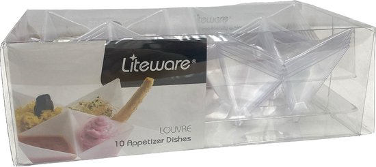 10 stuks Rosseto Liteware Plastic Louvre Schaaltjes | bol