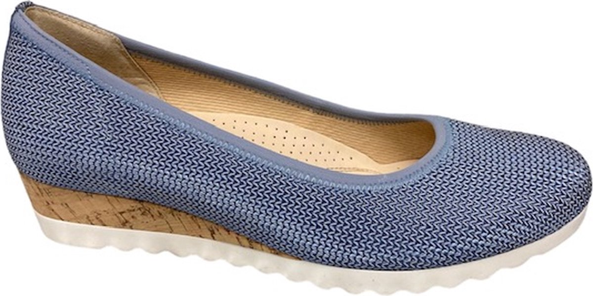 Gabor Instappers blauw Synthetisch - Dames - Maat 38.5 | bol