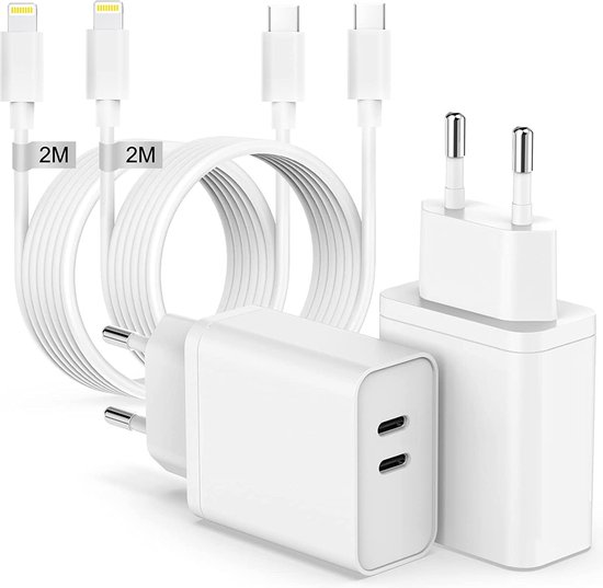 35 W USB C oplader en 2 Meter oplaadkabel voor iPhone 14/14 Pro/14 Pro ...