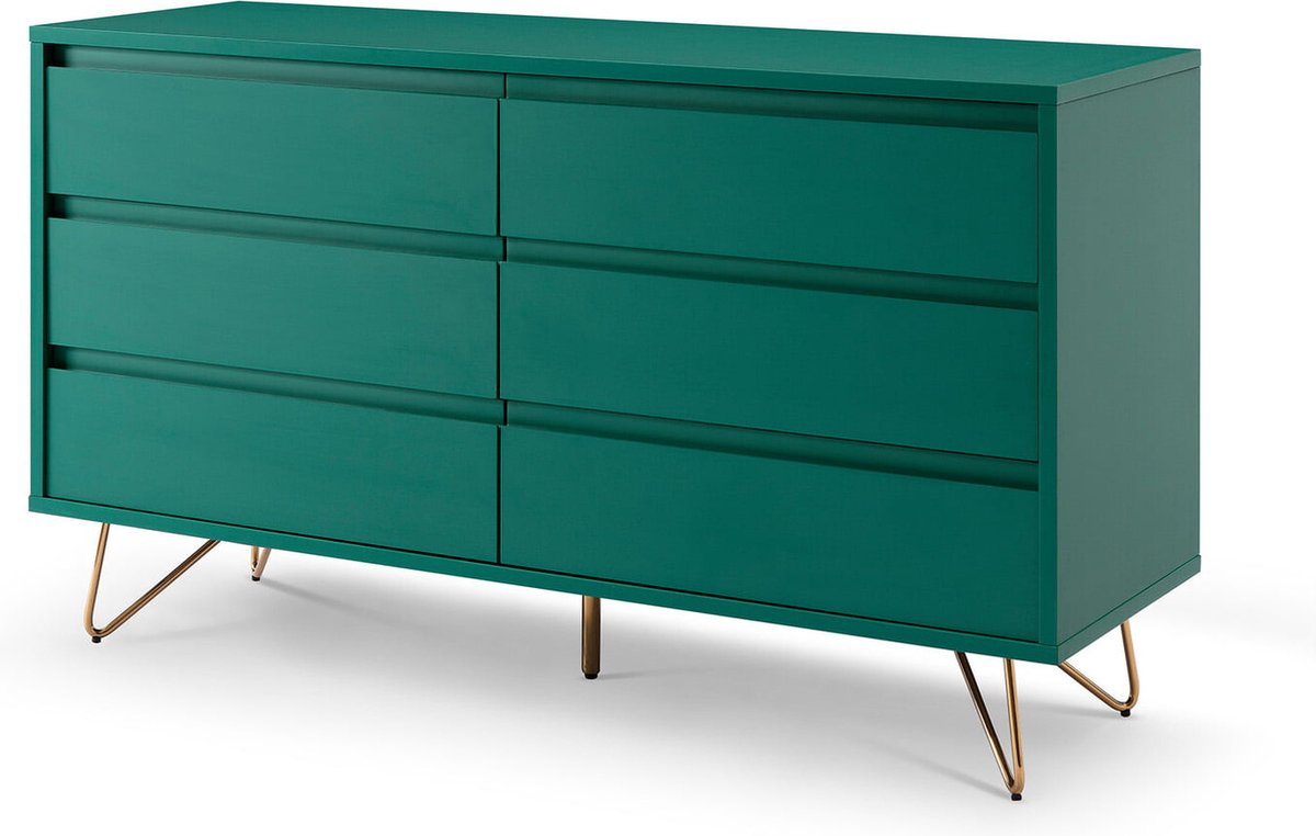 Dressoir Lucy Groen 120 cm | bol.com