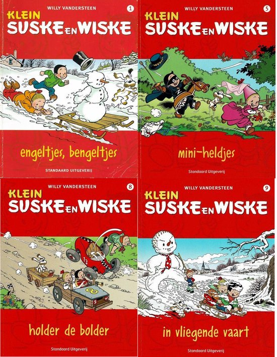 Klein Suske en Wiske (4 strips) {stripboek, stripboeken nederlands ...